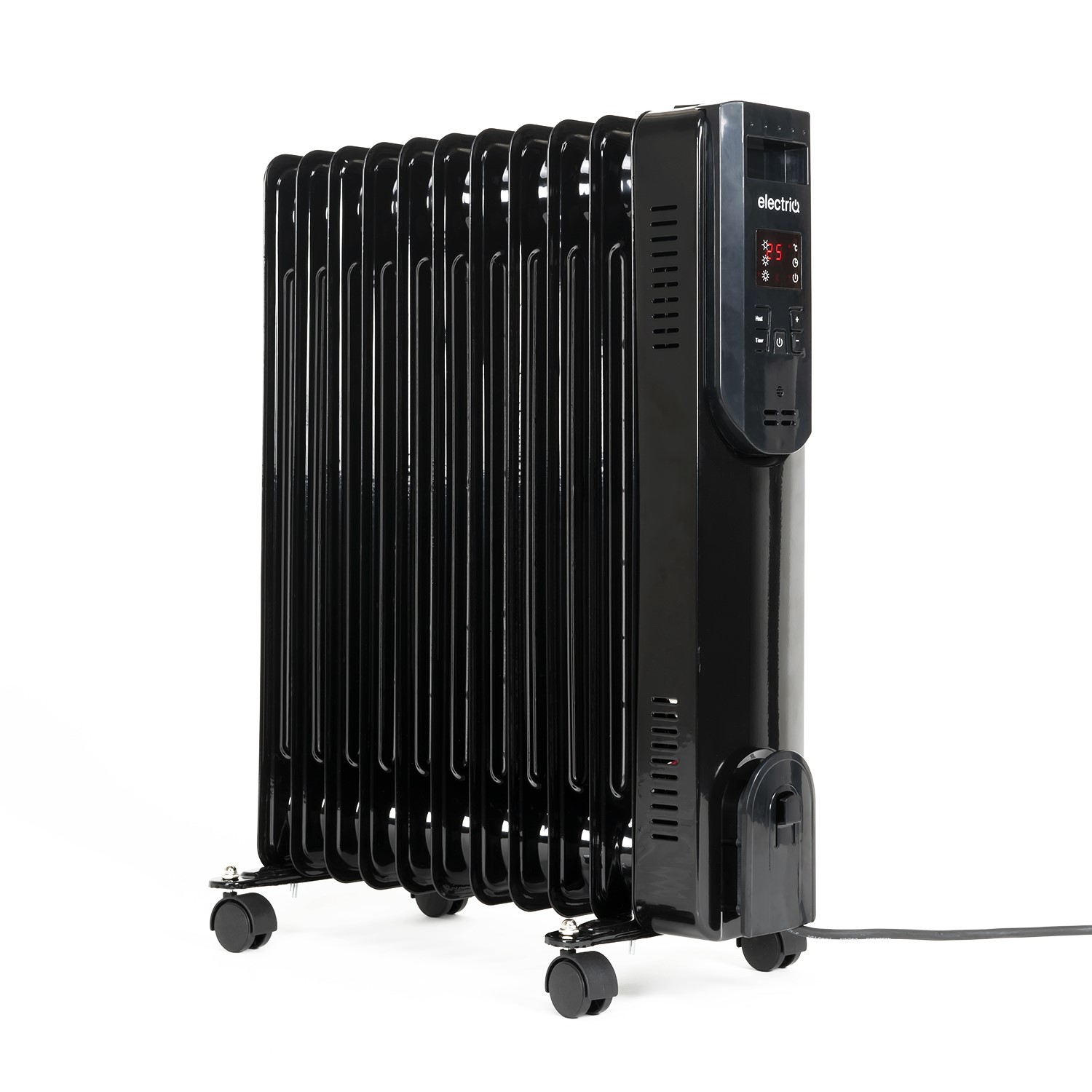 Buy GRADE A3 - electriQ 2.5kw Black Smart WiFi Alexa Oil Filled ...