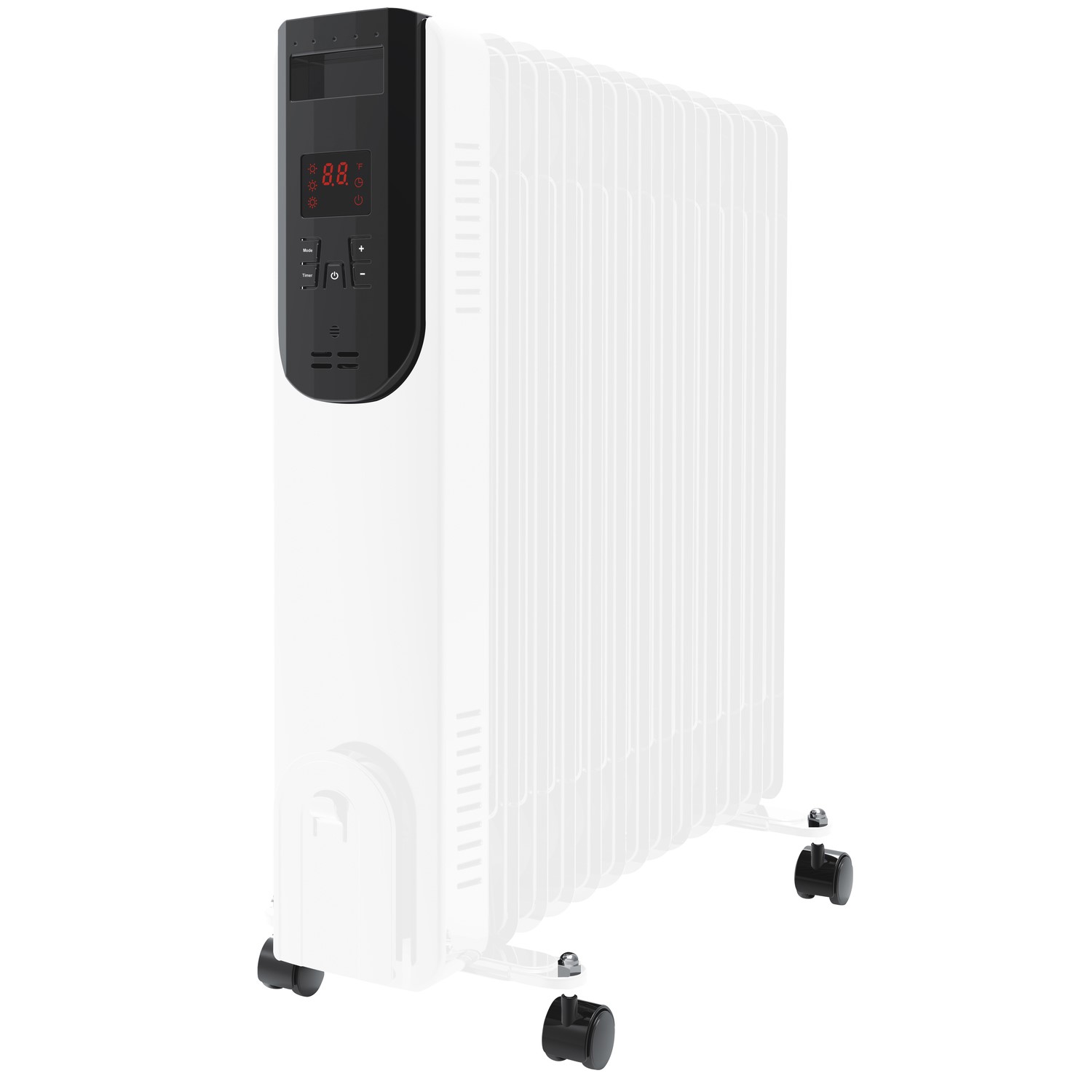 Buy GRADE A2 - electriQ 2.5kw Smart WiFi Alexa Oil Filled Radiator 11 ...