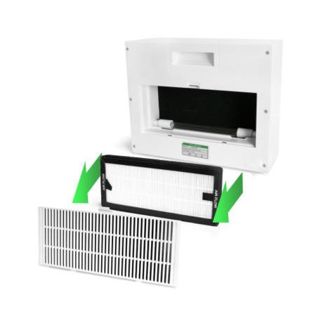 Buy GRADE A1 electriQ EAP400D Air Purifier with 5 Stage cleaning HEPA Filter UV Photocatalytic air filtration cleans rooms up to 30m2 from Aircon Direct