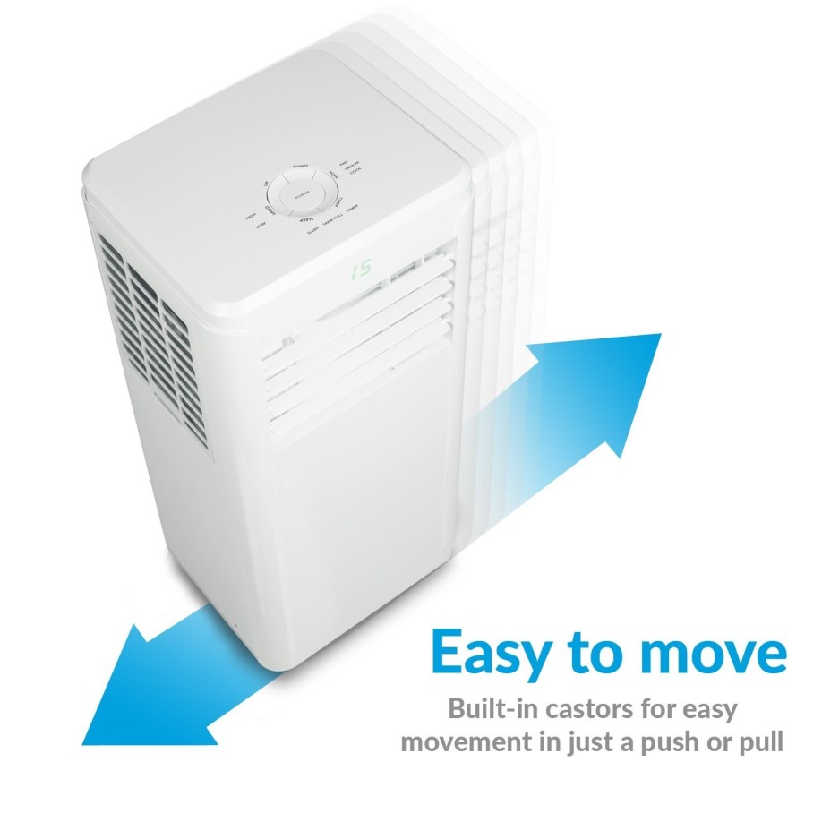 Buy GRADE A2 - electriQ 12000 BTU Portable Air Conditioner for rooms up ...