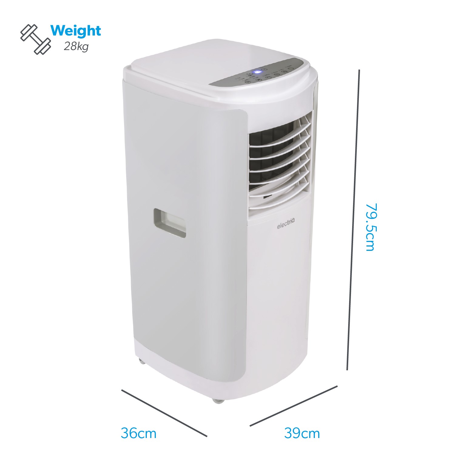 Buy electriQ 12000 BTU WiFi Smart Air Conditioner with Heat Pump for ...