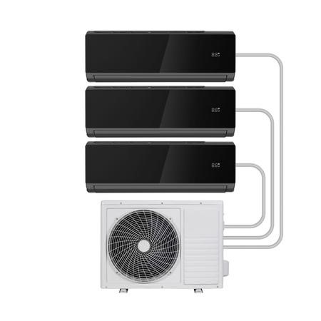 Black air conditioner cover store